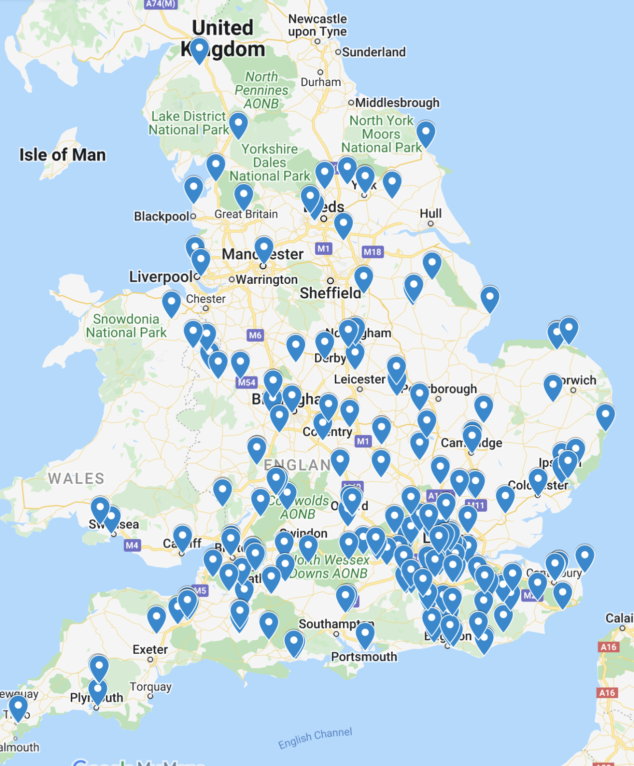 UK School Maps - Elite Anglo-Chinese Services
